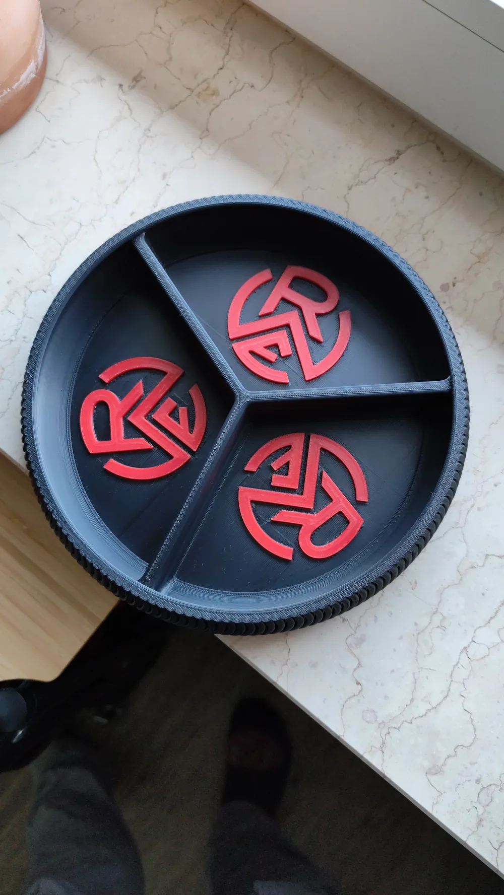 Rot-Weiss Essen Snack Plate - Free 3D Print Model - MakerWorld