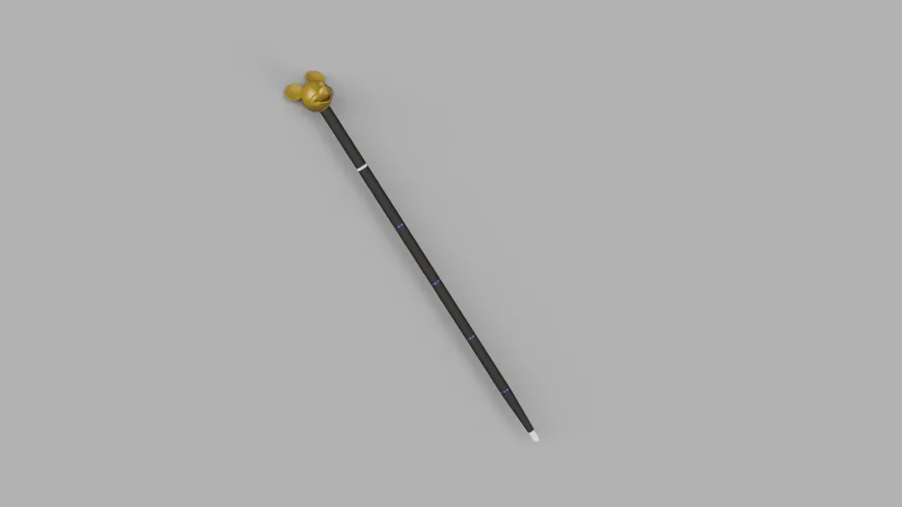 Disney Quizmaster Staff (Modular & Reinforced) - Free 3D Print Model ...