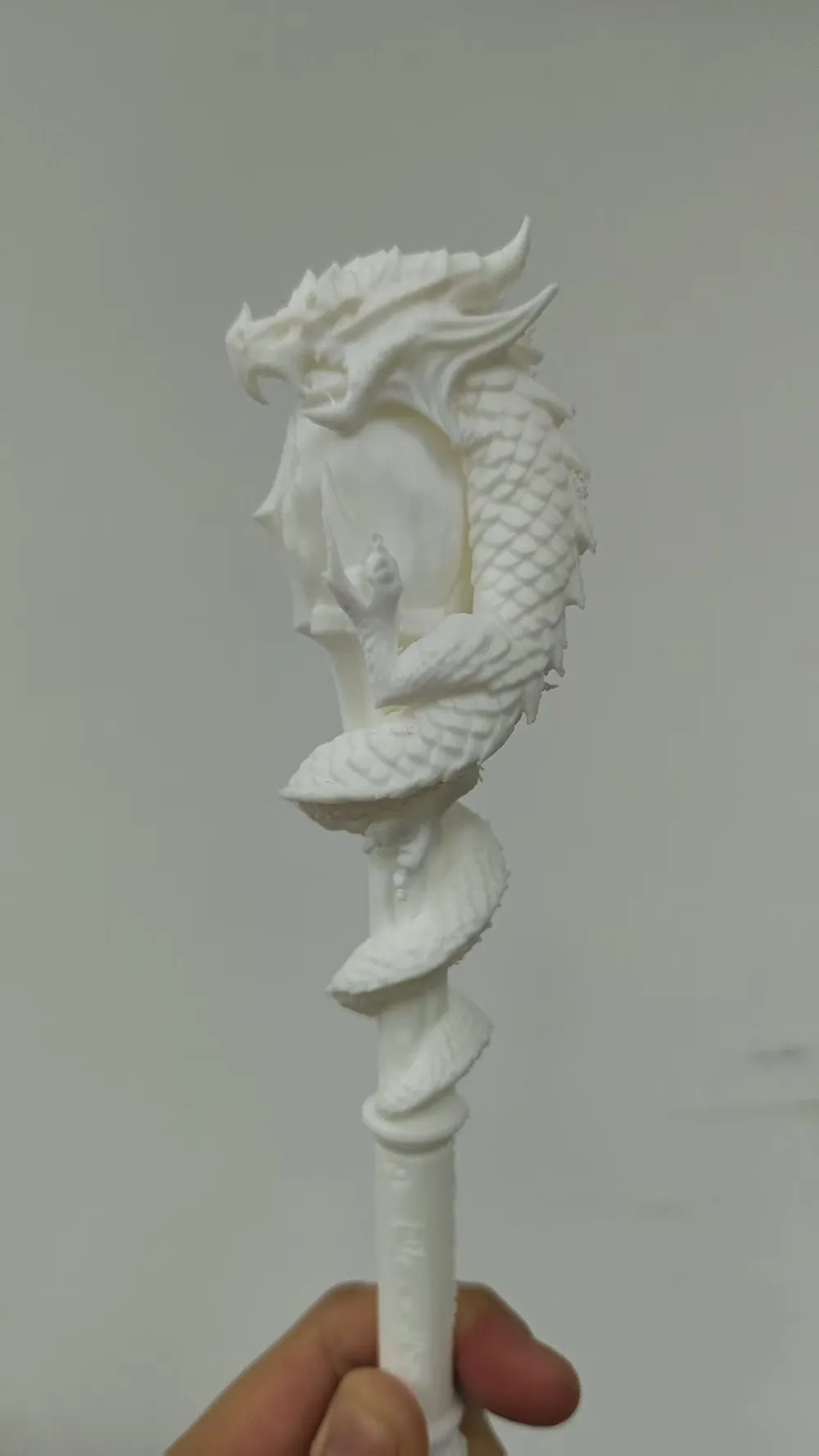Ancient Dragon Claw Staff—Sorcerer's RPG Prop - Free 3D Print Model ...