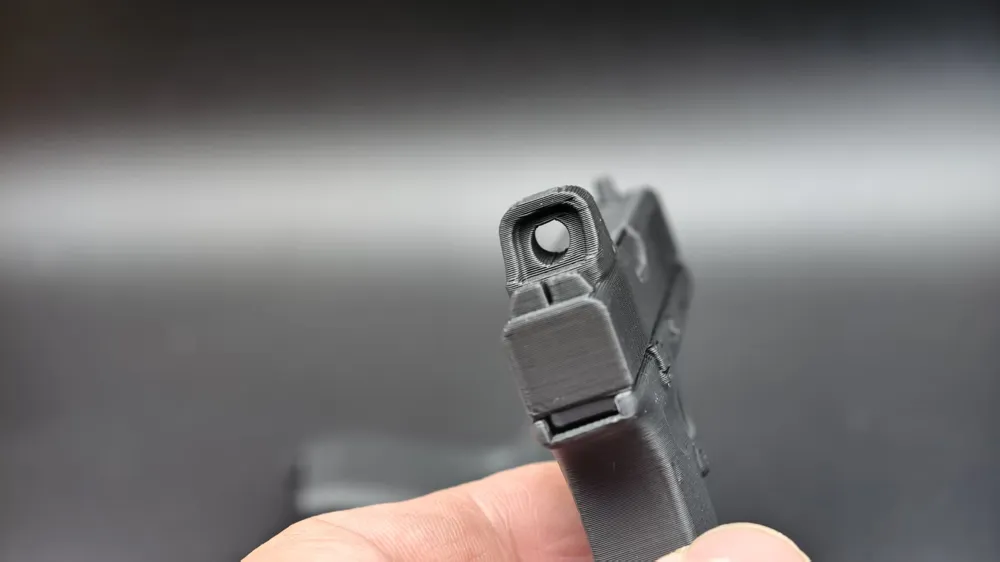 Glock Pistol Charm/Magnetic Simulated Slide Racking - Free 3D Print ...