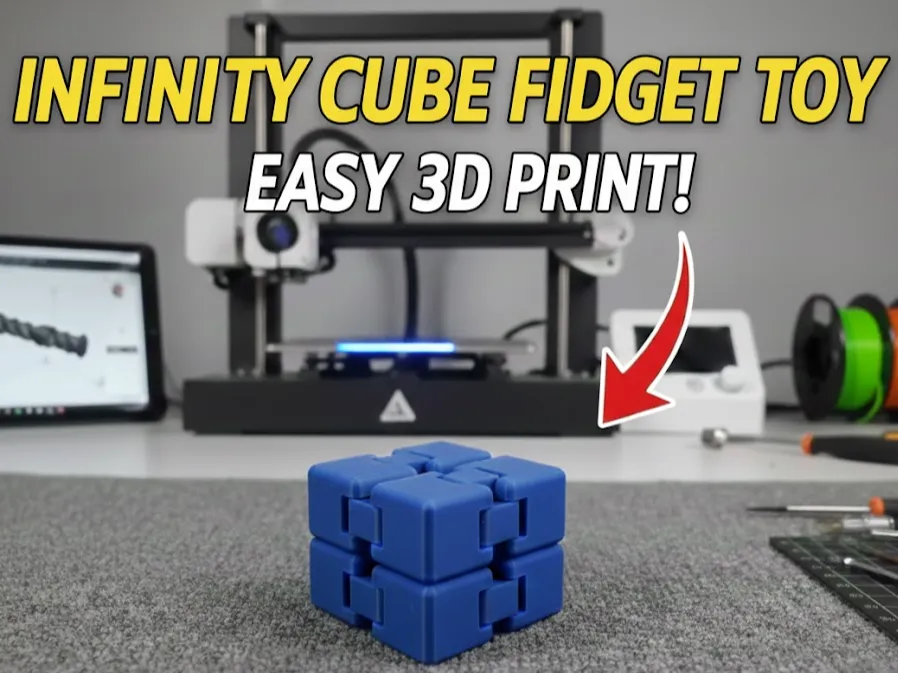 ULTIMATE INFINITY CUBE – Smooth & Print-in-Place - Free 3D Print Model ...