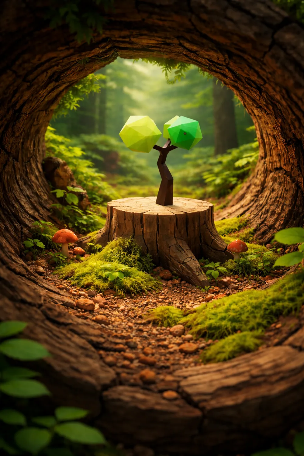 low poly tree - Free 3D Print Model - MakerWorld