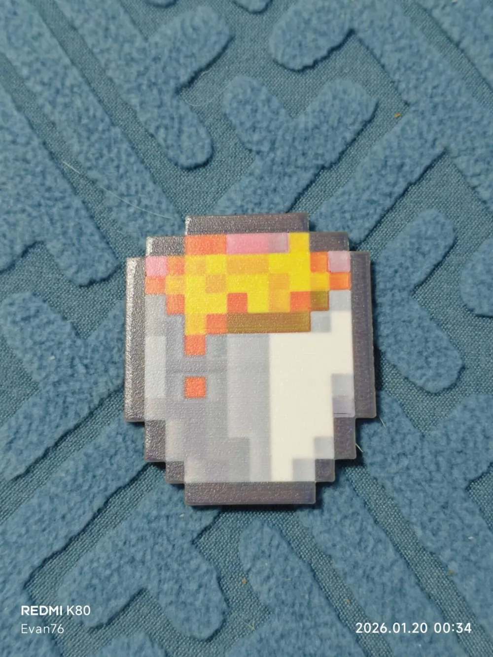 【Four-color printing】Minecraft Lava_Bucket Lava Bucket - Free 3D Print ...