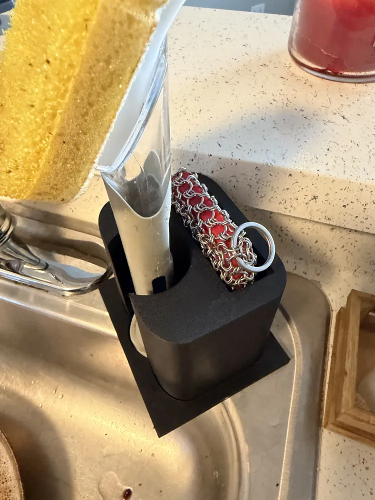 Dish Daddy Holder - Free 3D Print Model - MakerWorld
