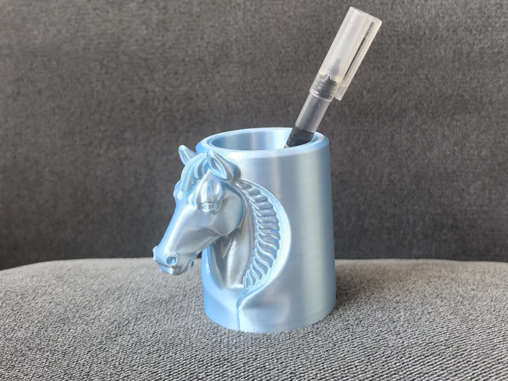 Instant Success Pen Holder Cartoon Horse Head Pen Holder Pony Pen ...