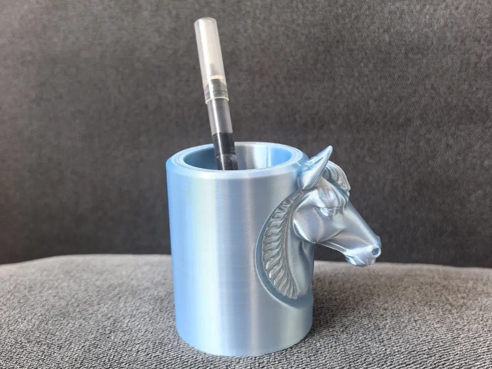 Instant Success Pen Holder Cartoon Horse Head Pen Holder Pony Pen ...