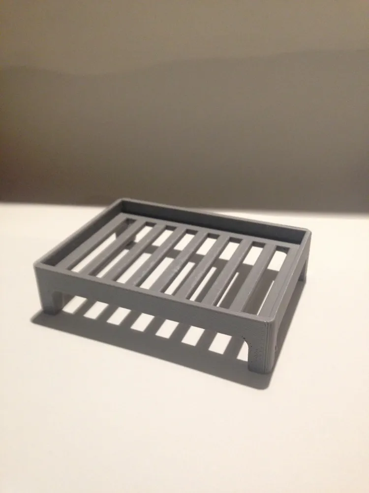 Modern Soap Dish With Draining Design - Free 3D Print Model - MakerWorld