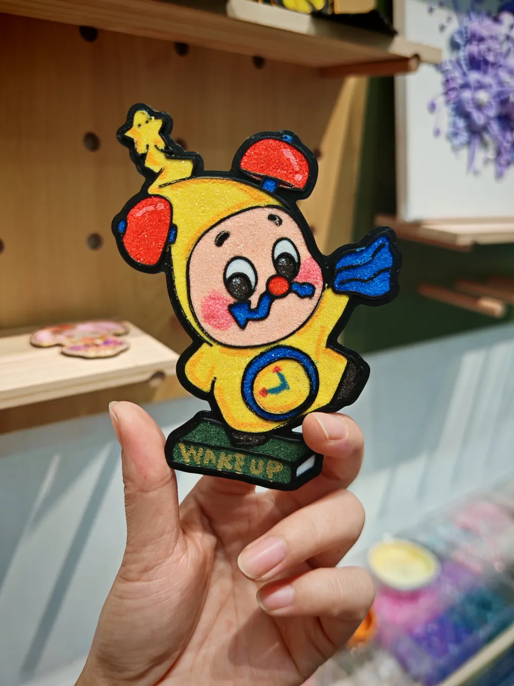 Starman Refrigerator Magnet Base Plate Sand Art Coloring - Free 3D ...