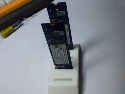 4-bay m.2 SSD hard drive display stand - Free 3D Print Model - MakerWorld