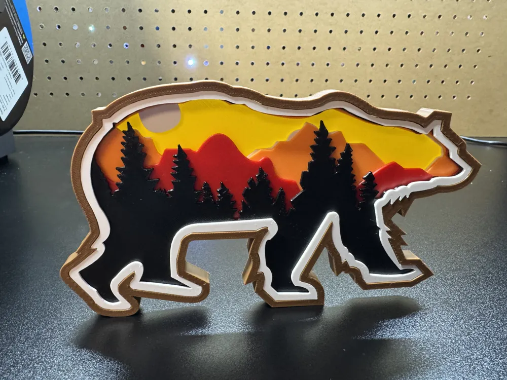 Outline holder for bear layers - Free 3D Print Model - MakerWorld