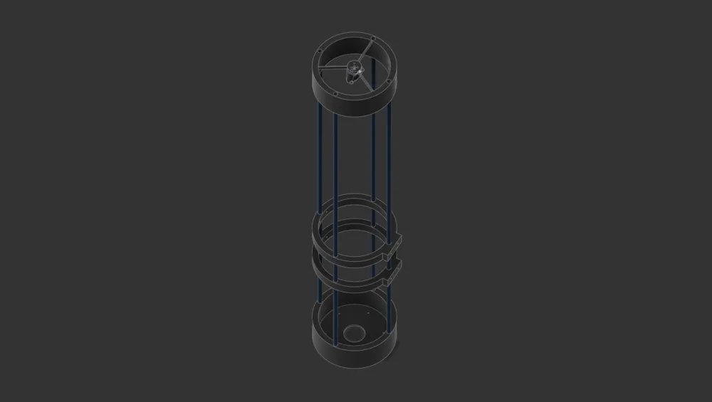 Newtonian Telescope Parametric - 200mm f1200mm - Free 3D Print Model ...