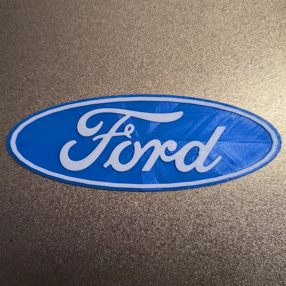 Ford Logo - Free 3D Print Model - MakerWorld