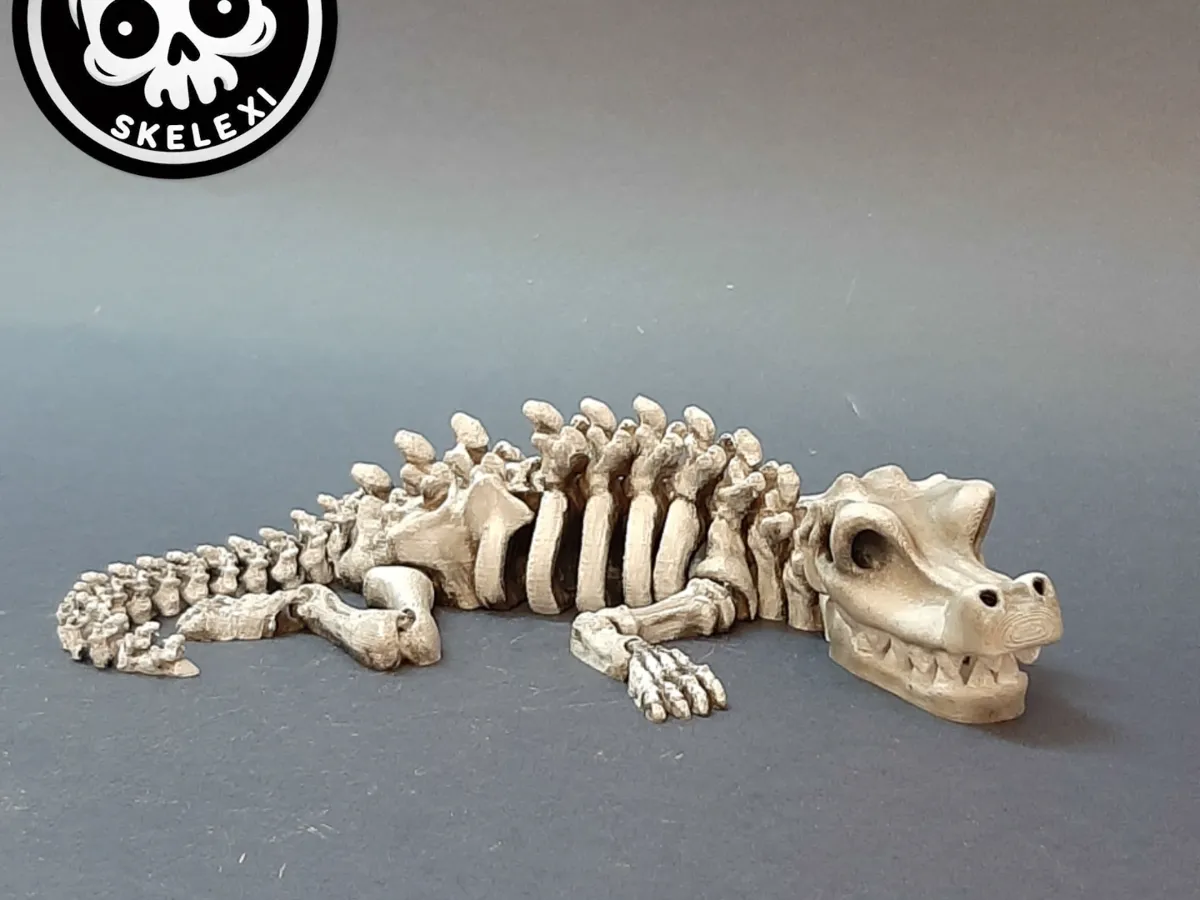 crocodile fidget 1 - Free 3D Print Model - MakerWorld