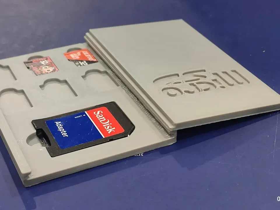 MicroSD credit card Case - Free 3D Print Model - MakerWorld