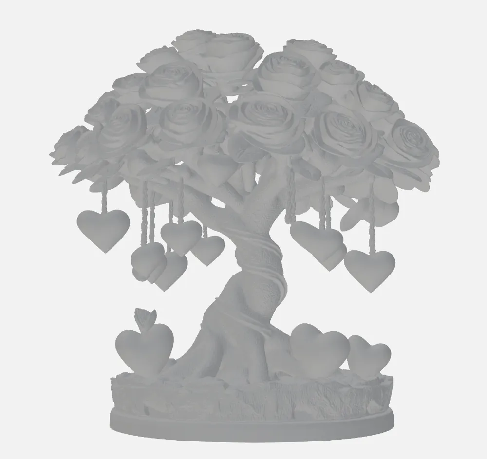 Tree of love - valentines - Free 3D Print Model - MakerWorld