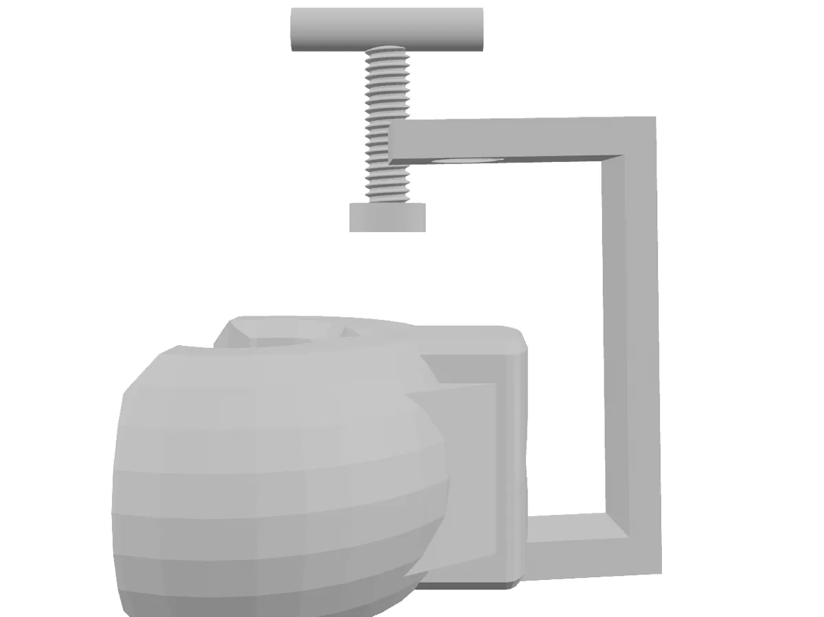 Clamp holder for duck blind - Free 3D Print Model - MakerWorld