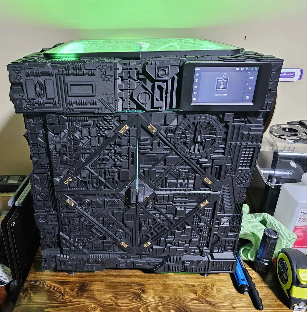 Borg Cube AD5M Mod - Free 3D Print Model - MakerWorld