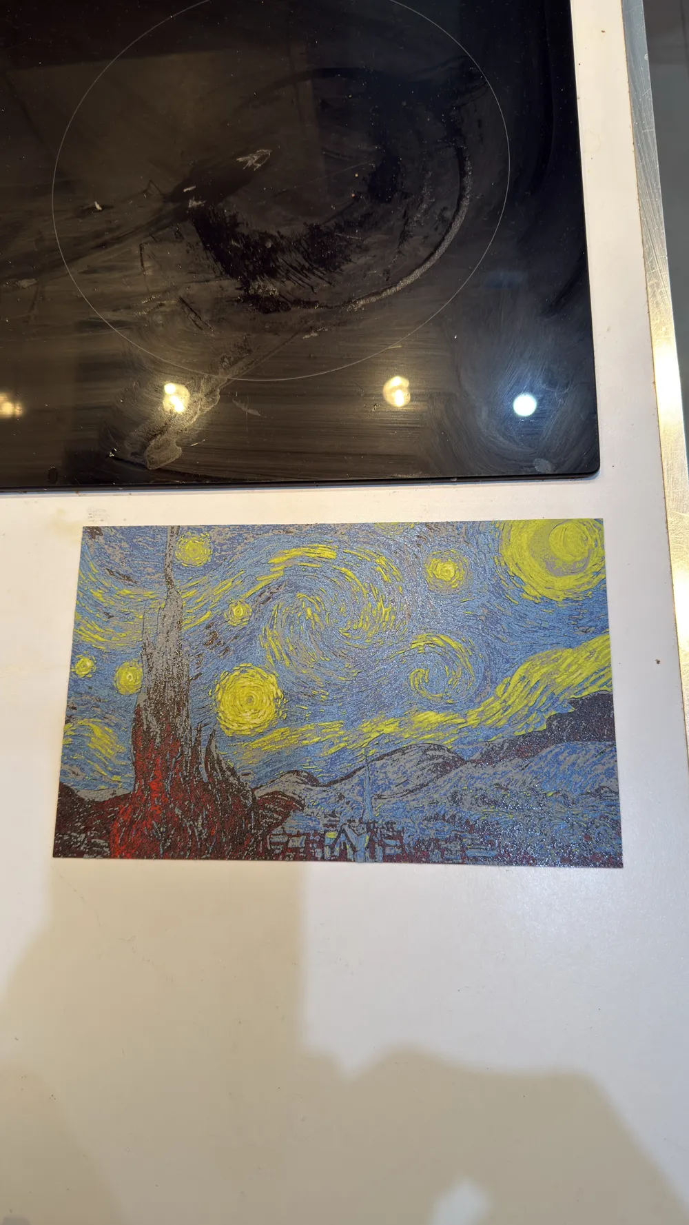 Van Gogh Starry Night Hueforge - Free 3D Print Model - MakerWorld