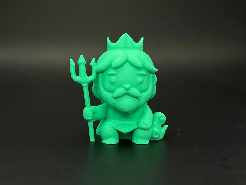 Poseidon – The Little Sea God Statue - Free 3D Print Model - MakerWorld