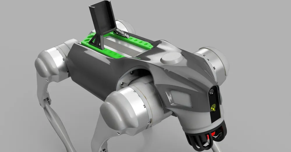 Karlz Unitree Go2 Body Cover With Addons - Free 3D Print Model - MakerWorld