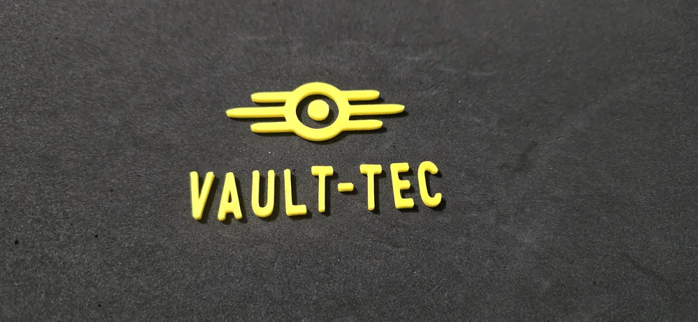 Vault-Tec Gear Logo - SEM AMS - Modelo gratuito para impressão 3D ...