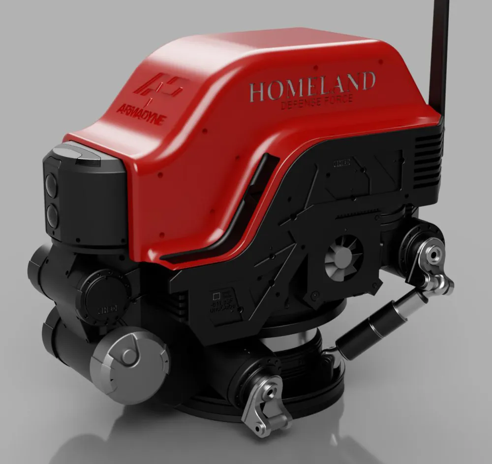 Karlz Armadyme Robot From Elysium The Movie - Free 3D Print Model ...