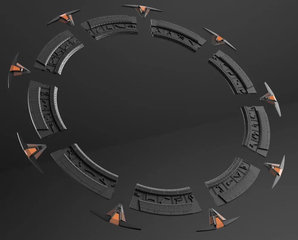 Karlz FULL StarGate Over 3 Feet Tall - Free 3D Print Model - MakerWorld