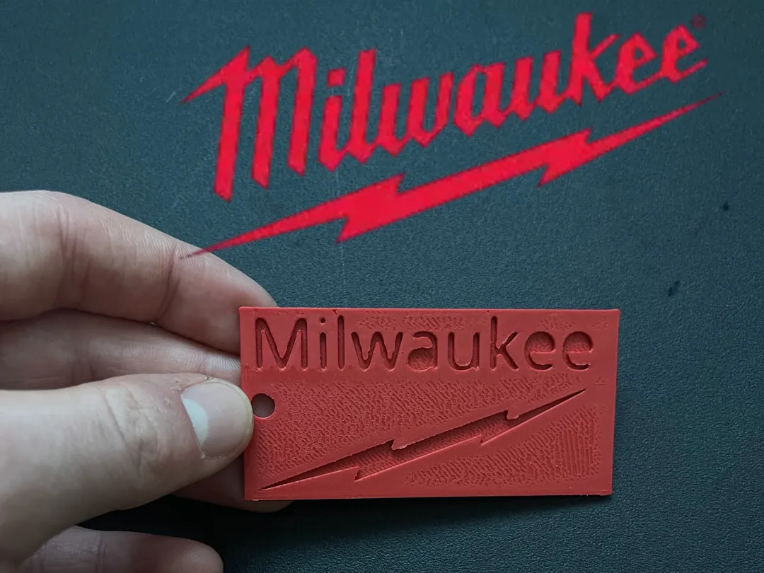 Schlüsselanhänger mit Milwaukee-Logo – Kostenloses 3D-Druckmodell ...