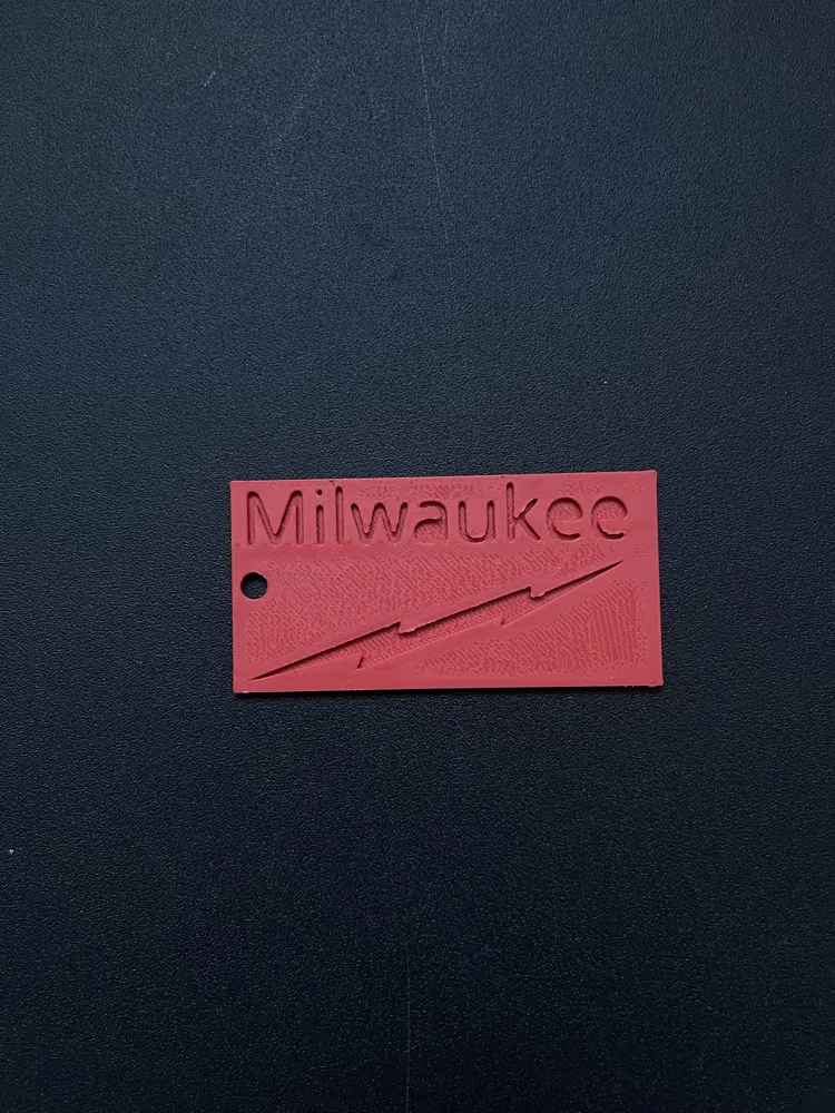 Schlüsselanhänger mit Milwaukee-Logo – Kostenloses 3D-Druckmodell ...