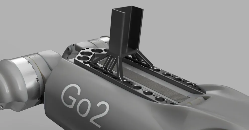Karls Unitree Go2 New Rail Design - Free 3D Print Model - MakerWorld