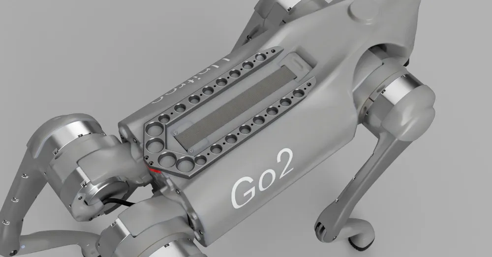 Karls Unitree Go2 New Rail Design - Free 3D Print Model - MakerWorld