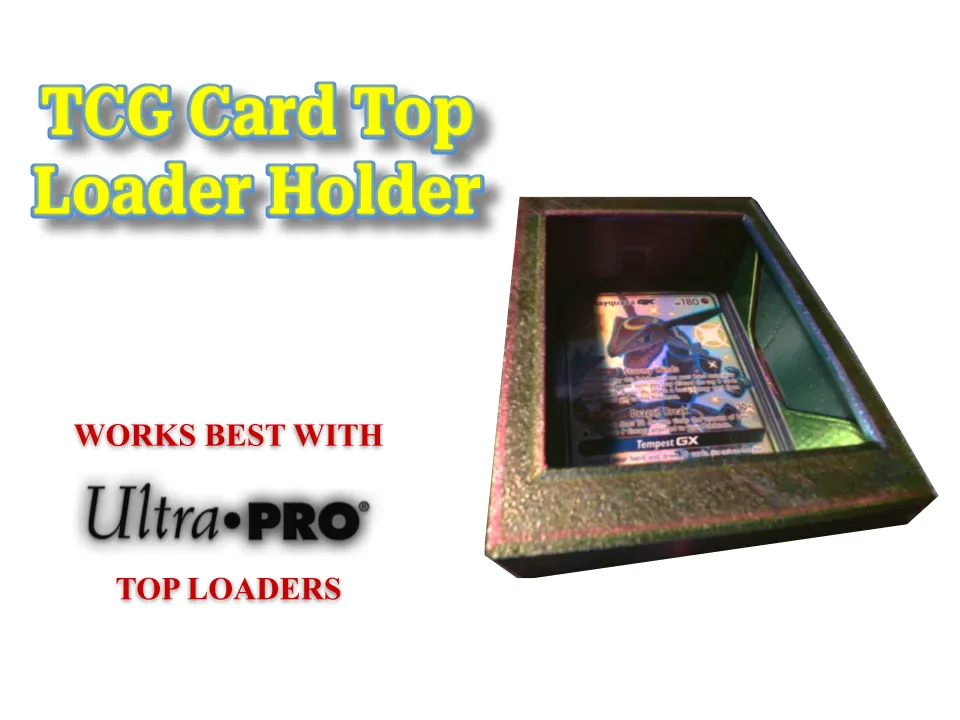 Support de Top Loader pour Cartes TCG - Modèle d'Impression 3D Gratuit ...