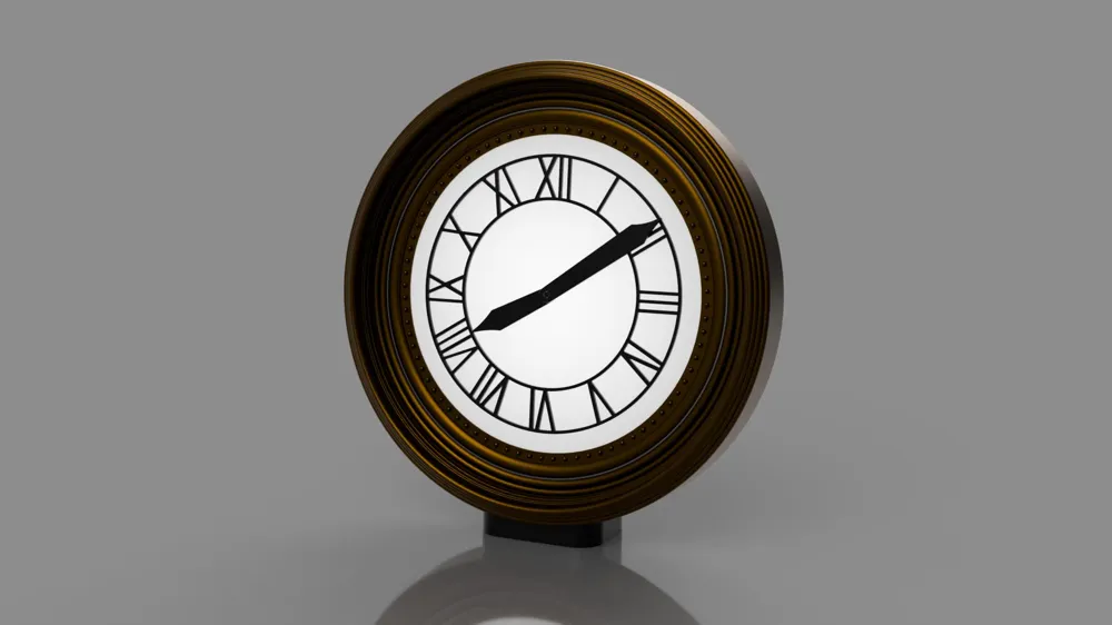 Karlz Back 2 The Future Tower Clock n Stand - Free 3D Print Model ...