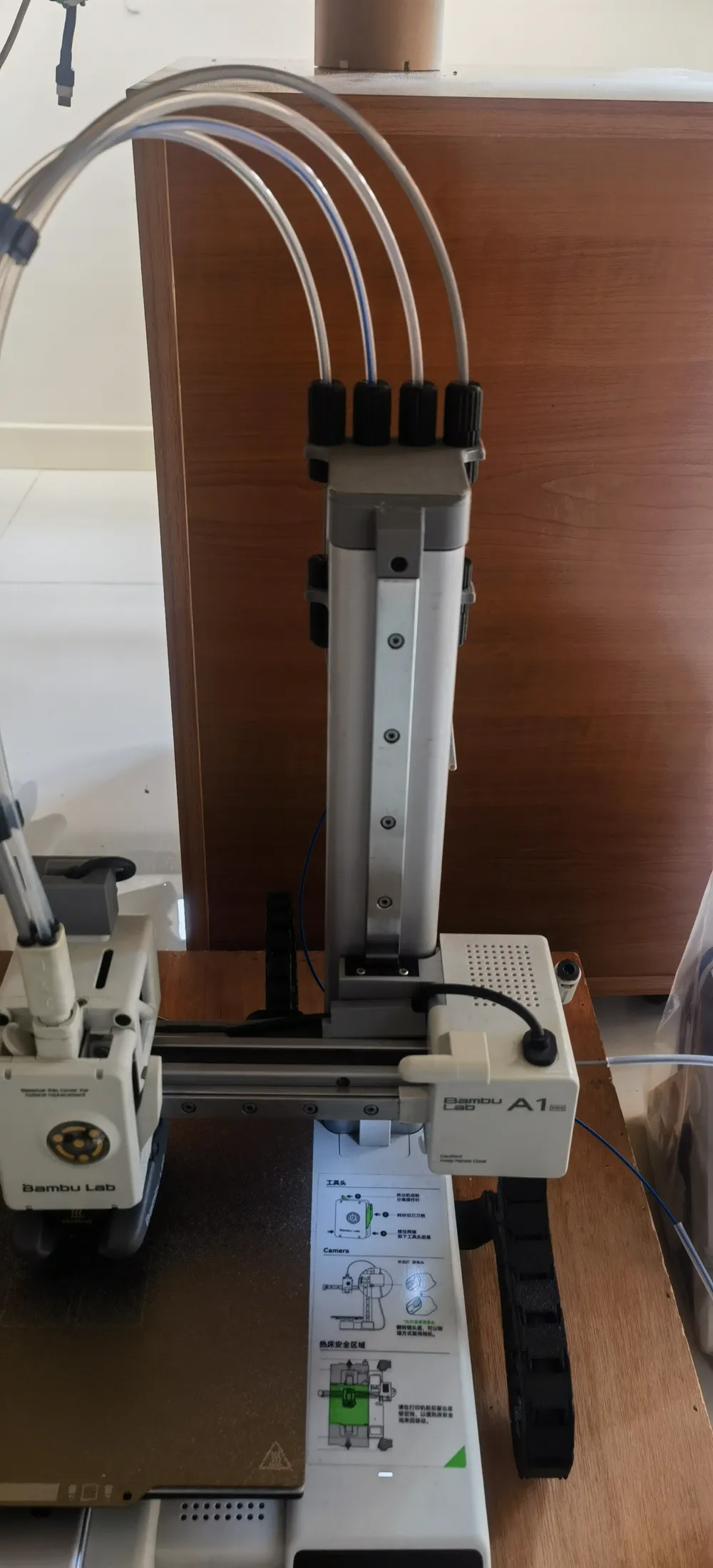 A1 mini Z Axis Cover modified for manual AMS - Free 3D Print Model ...