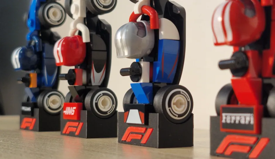 Legó Minifigure F1 Vertical Stand - Free 3D Print Model - MakerWorld