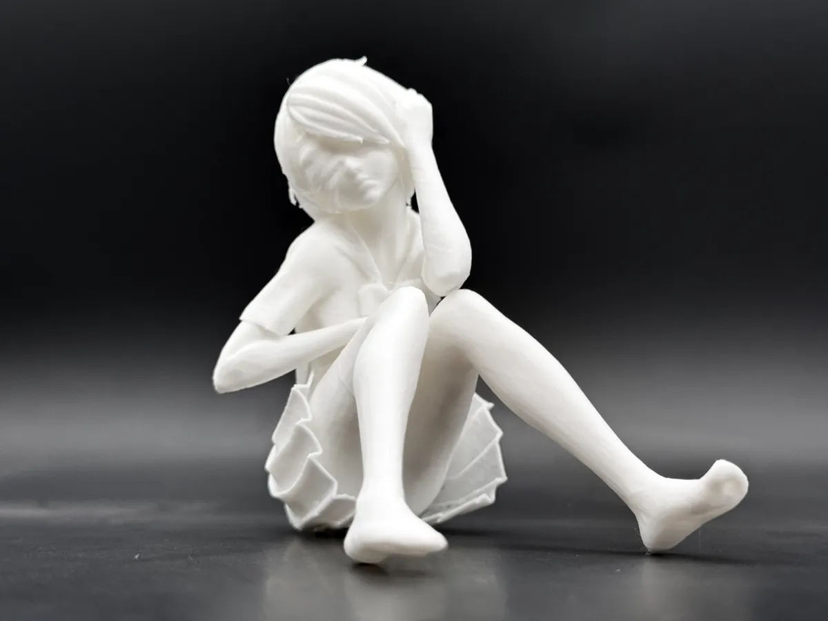 Miss 2B in a school uniform - Free 3D Print Model - MakerWorld