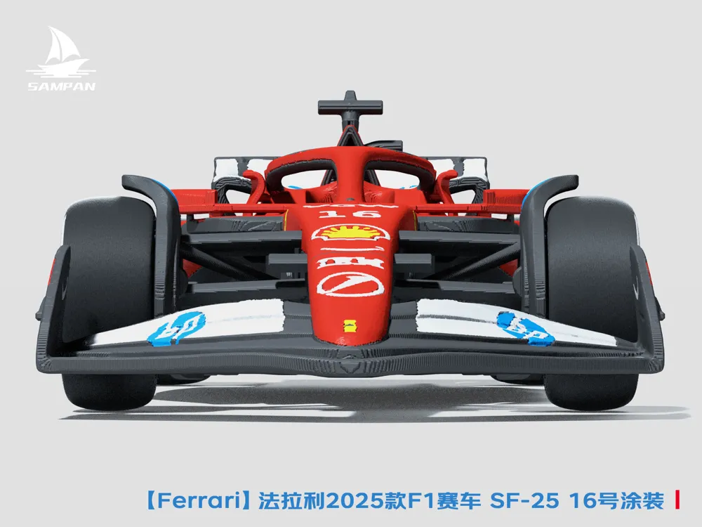 [Ferrari] Ferrari 2025 F1 car SF-25 #16 car livery assembly/articulated ...