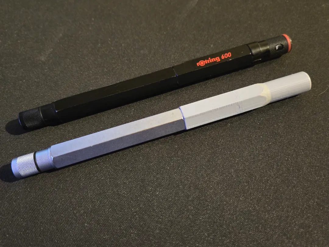 Rotring 600 Fountain Pen Cap - Free 3D Print Model - MakerWorld