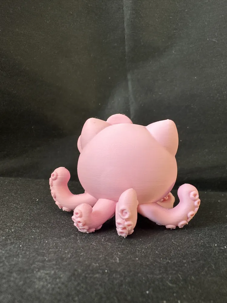 Quirky Octopus Hello Kitty Figurine - Free 3D Print Model - MakerWorld