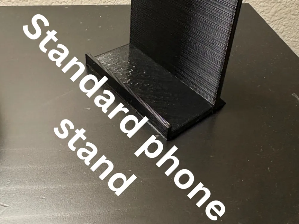 Standard phone holder - Free 3D Print Model - MakerWorld