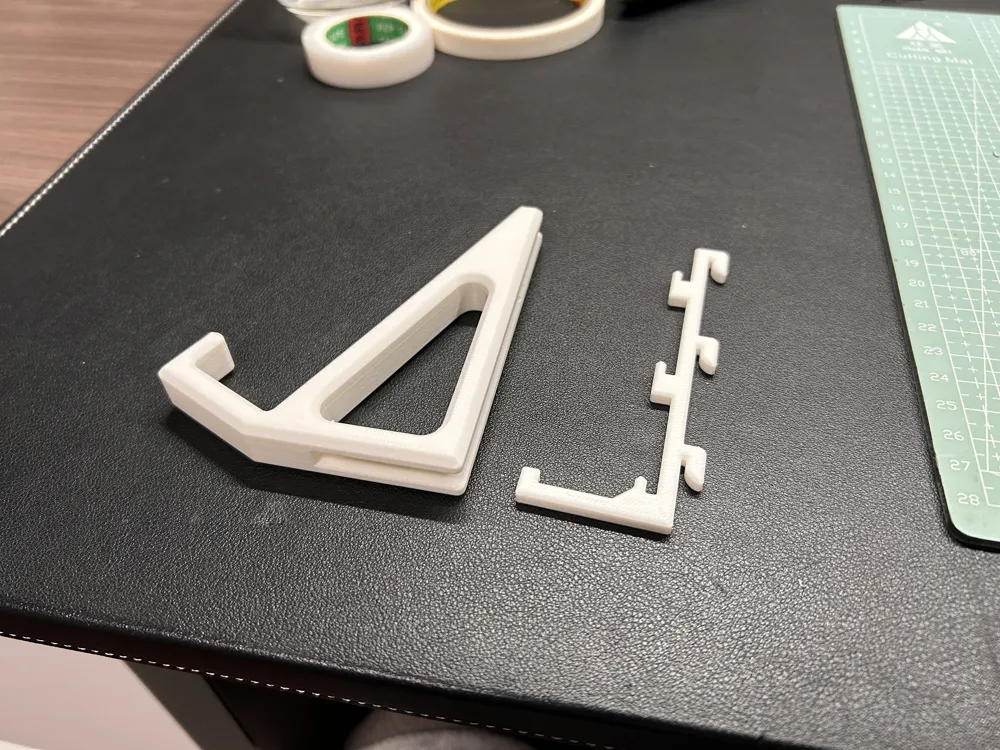 IKEA Pegboard Keyboard/Tablet/Handheld Console Mount V2 - Free 3D Print ...