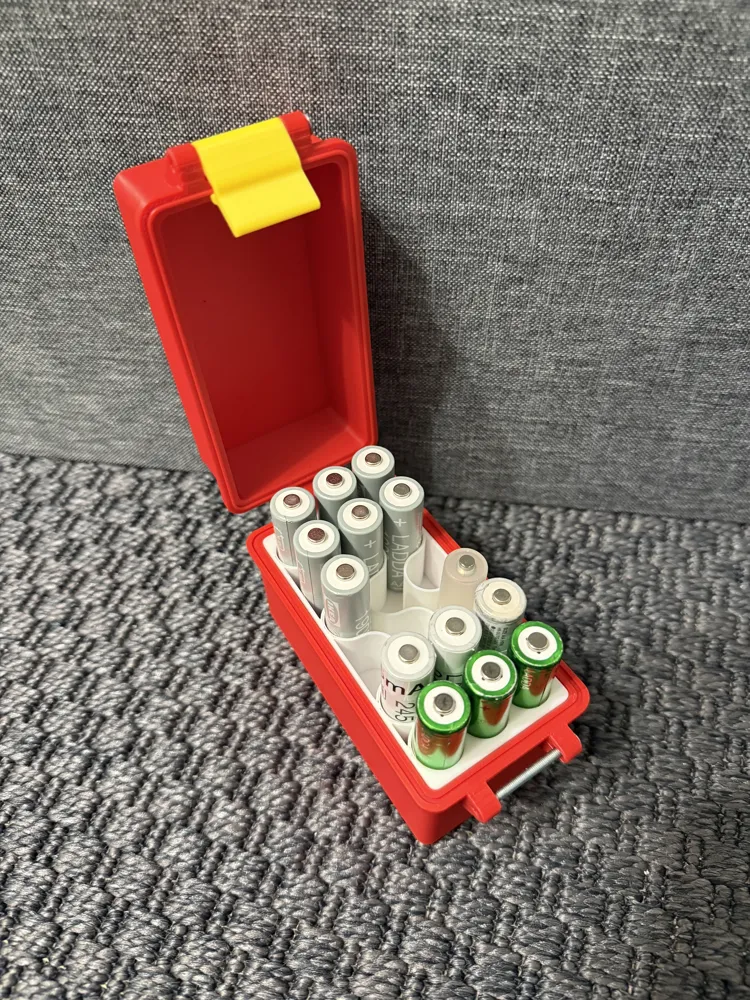 Customizable Modular Battery StorageBox 100x50x72 - Free 3D Print Model ...