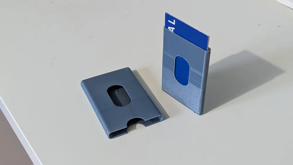 Business Card Holder 85 x 54mm (EURO Size) - Free 3D Print Model ...
