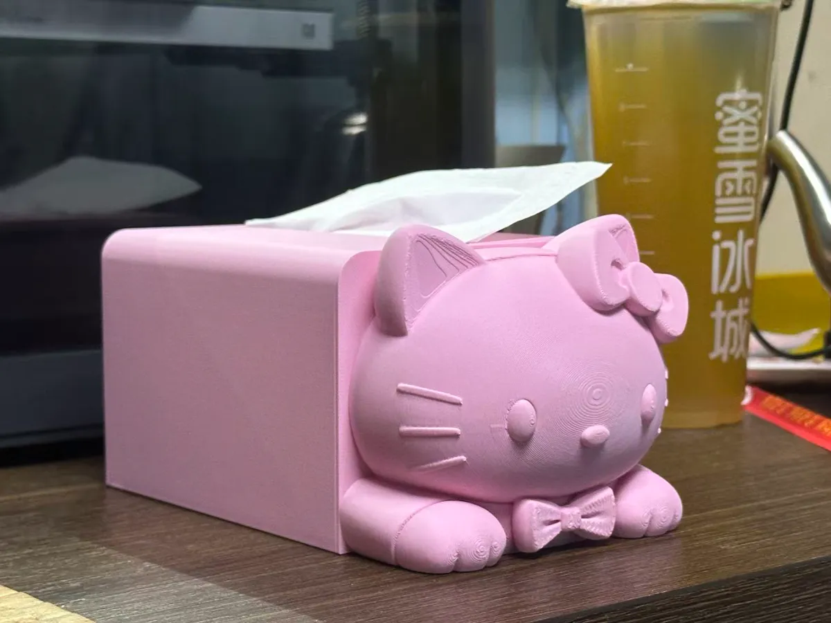 hello kitty tissue box tissue dispenser - Free 3D Print Model - MakerWorld