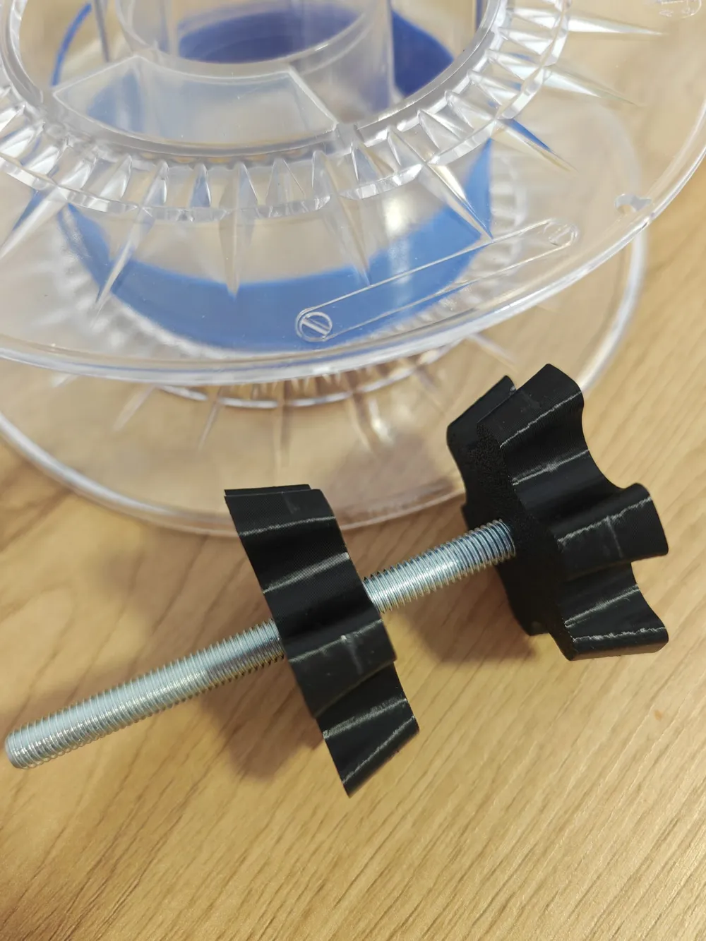 Filament Spool Drill Rewinder Multi Diameter - Free 3D Print Model ...