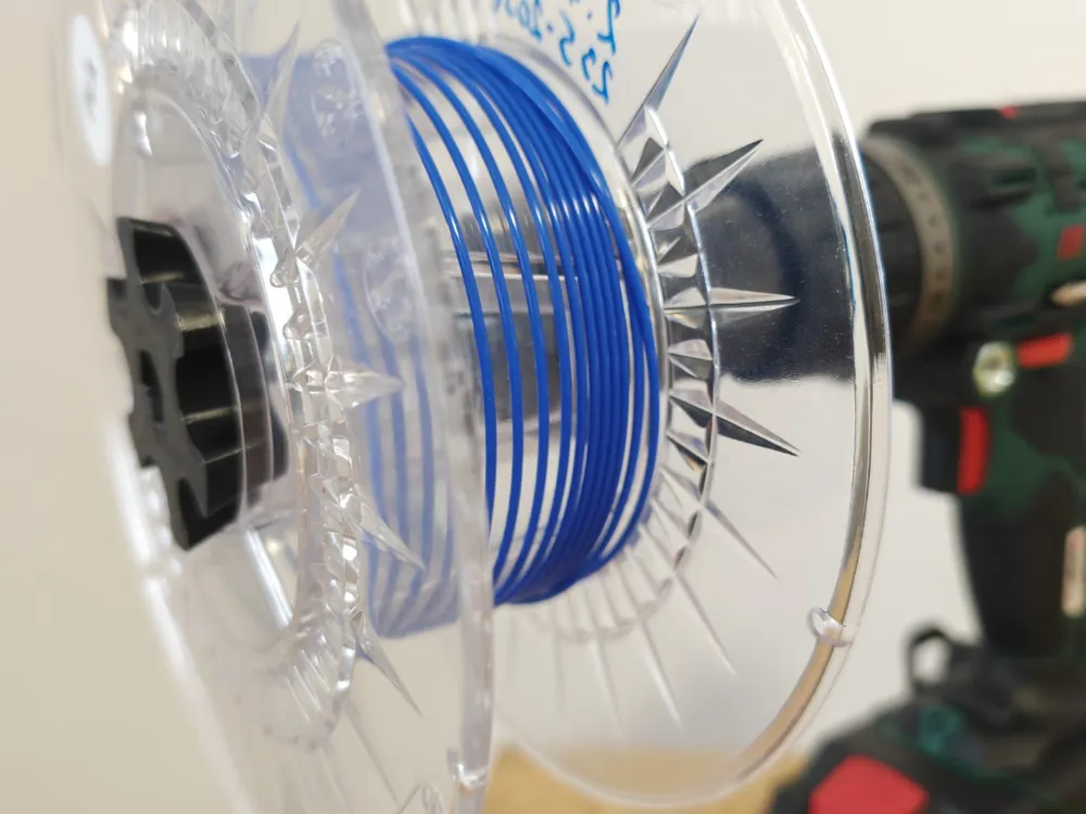 Filament Spool Drill Rewinder Multi Diameter - Free 3D Print Model ...