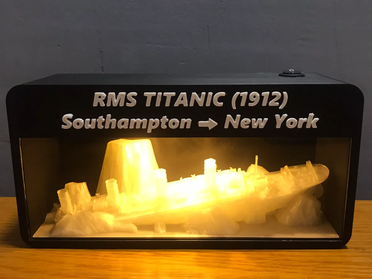 RMS Titanic with 18650 Battery - Free 3D Print Model - MakerWorld