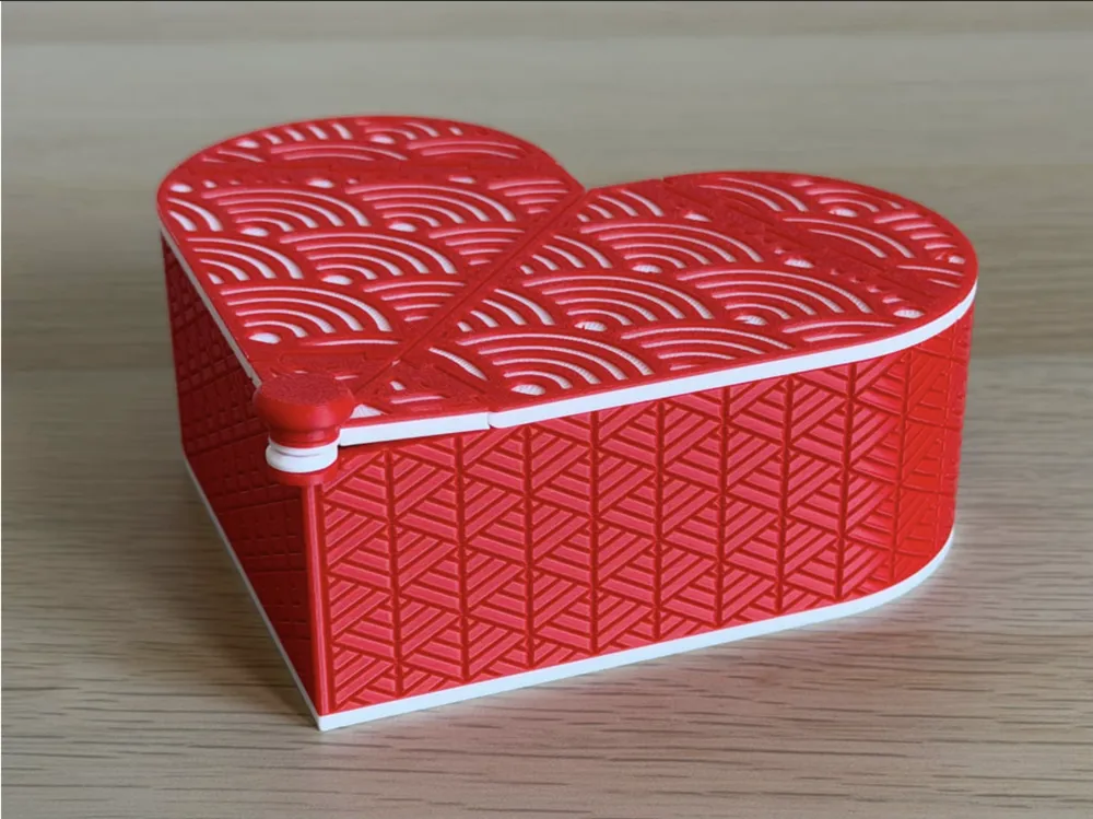 Origami Heart Box - Free 3D Print Model - MakerWorld