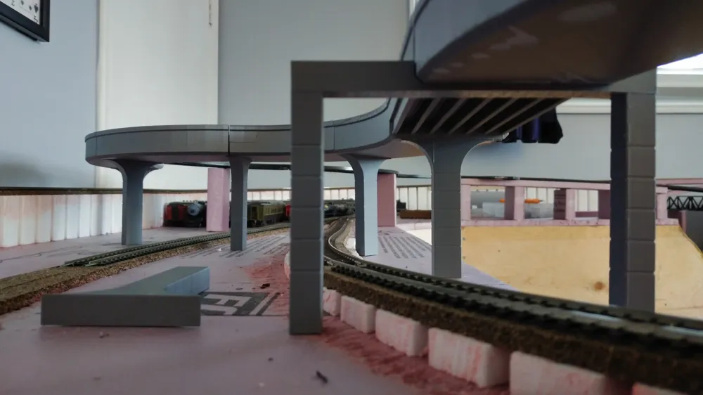 Slot car overpass system and bridge - Free 3D Print Model - MakerWorld