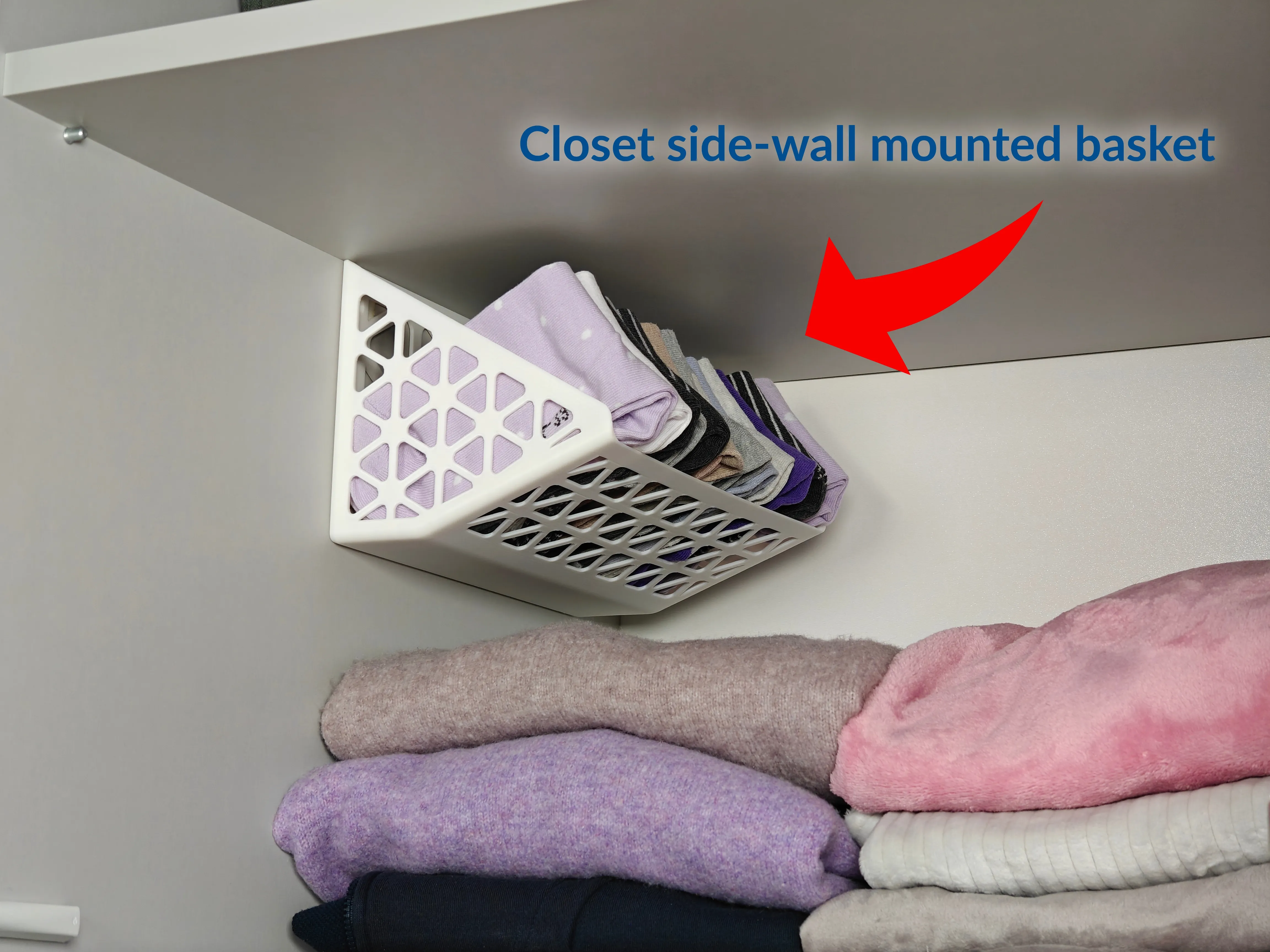 Closet side-wall mounted shelf (also IKEA PAX) - Free 3D Print Model ...